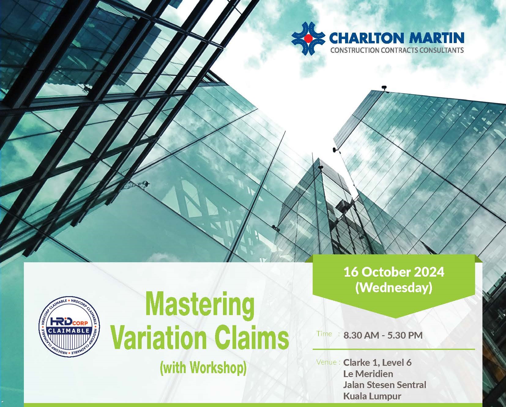 Mastering Variation Claims (with Workshop)