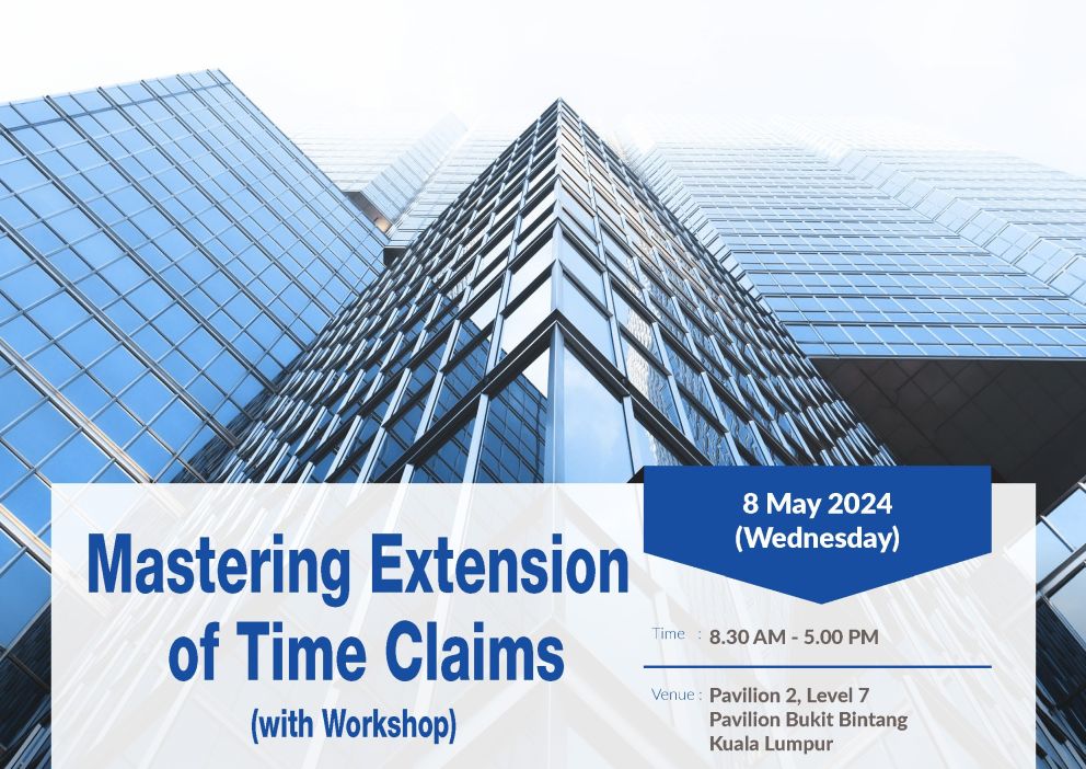 Mastering Extension of Time Claims (with Workshop)